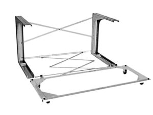 Premium Two Tier Casket Display System - Holland Supply